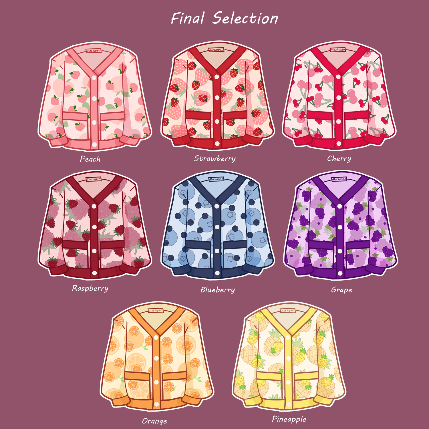The Fruit Cardigan Pre-Order – Mochipan