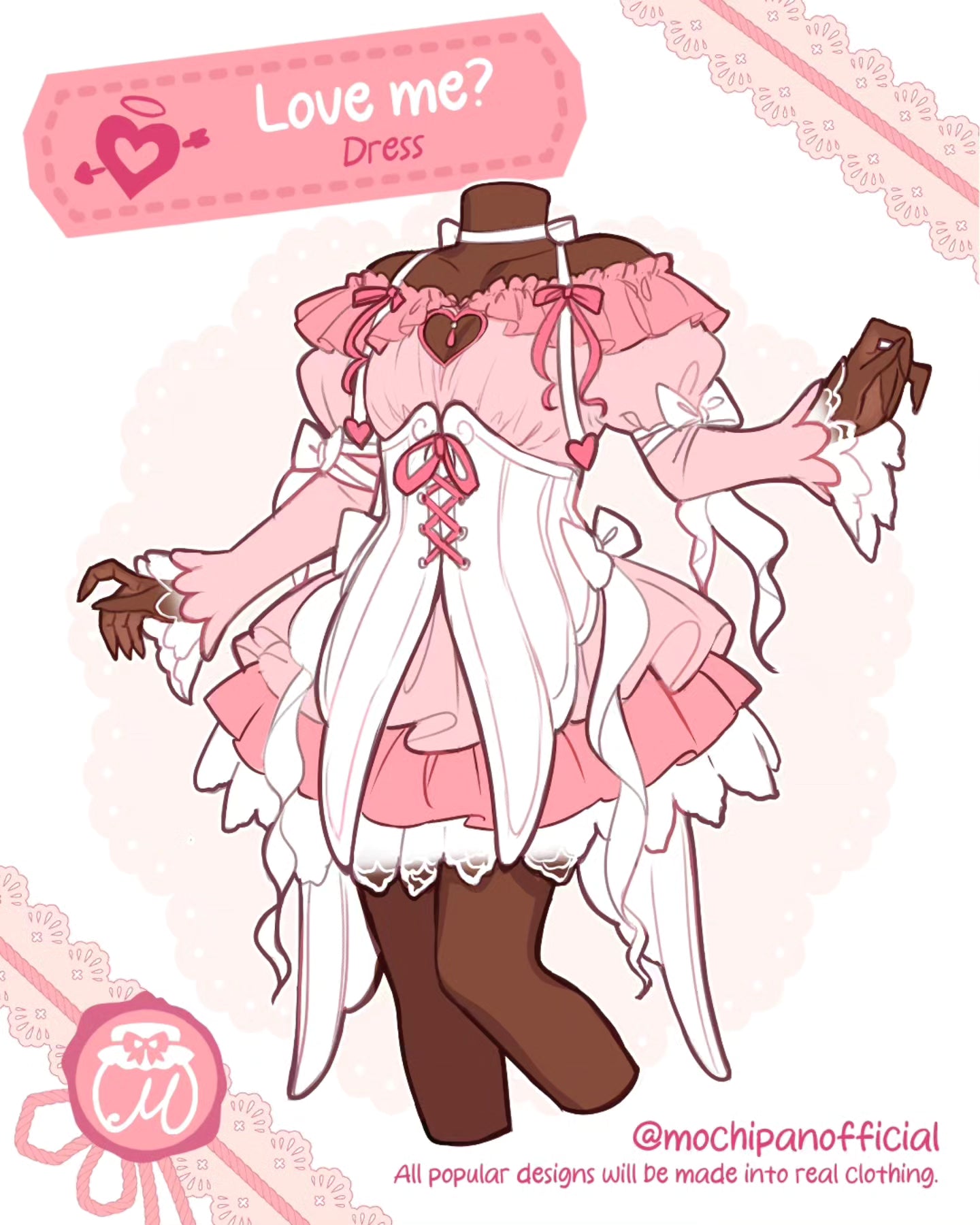 (Pre-Sample Pre-Order) Love Me Dress & Corset (5+ month wait) – Mochipan