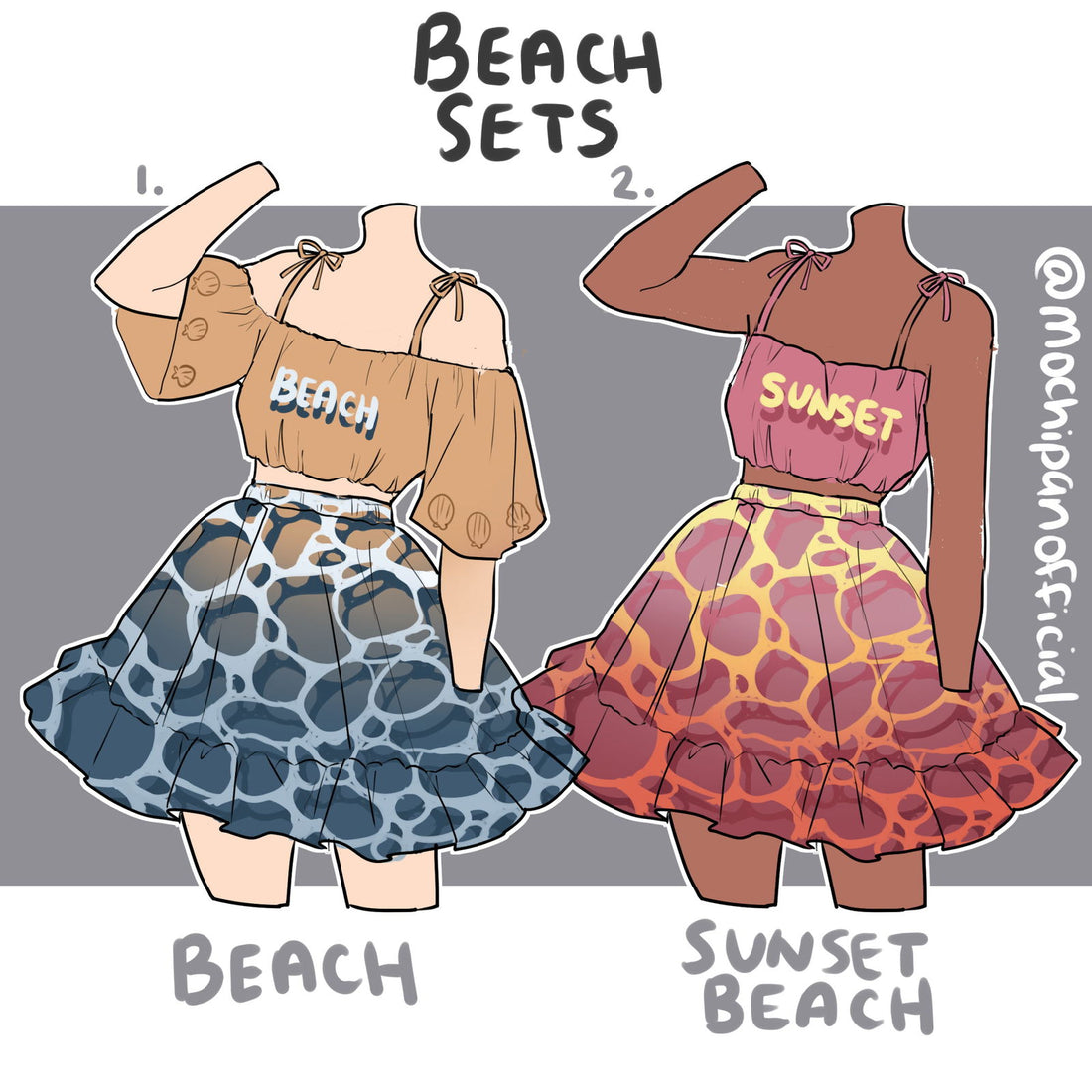 Beach Sets New Styles - Trendy Pre-Order - Mochipan