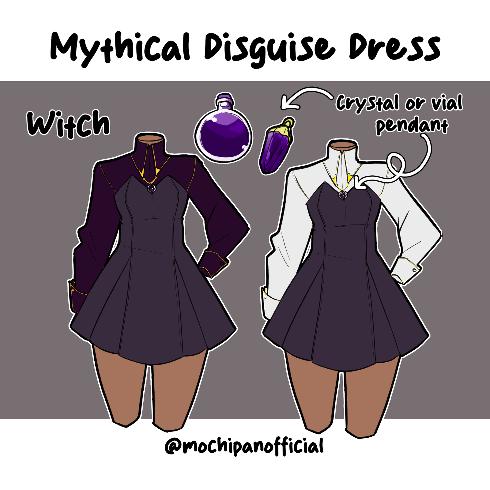 Witch Disguise Dress - Spellbinding - Mochipan