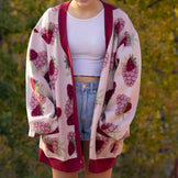 Raspberry Cardigan - Soft & Warm - Mochipan