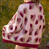 Raspberry Cardigan - Soft & Warm - Mochipan