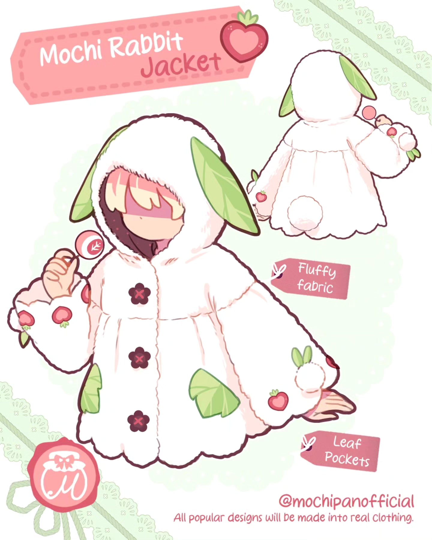(Interest Check) Mochi Rabbit Fluffy Hoodie – Mochipan